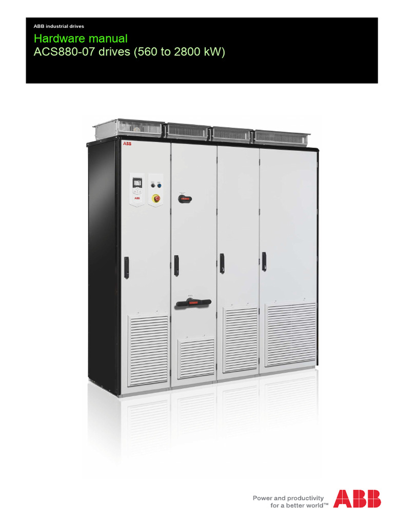 Abb Acs880 07 VFD 750 HP To 3750 HP Hardware Manual | PDF | Electromagnetism | Computer Engineering