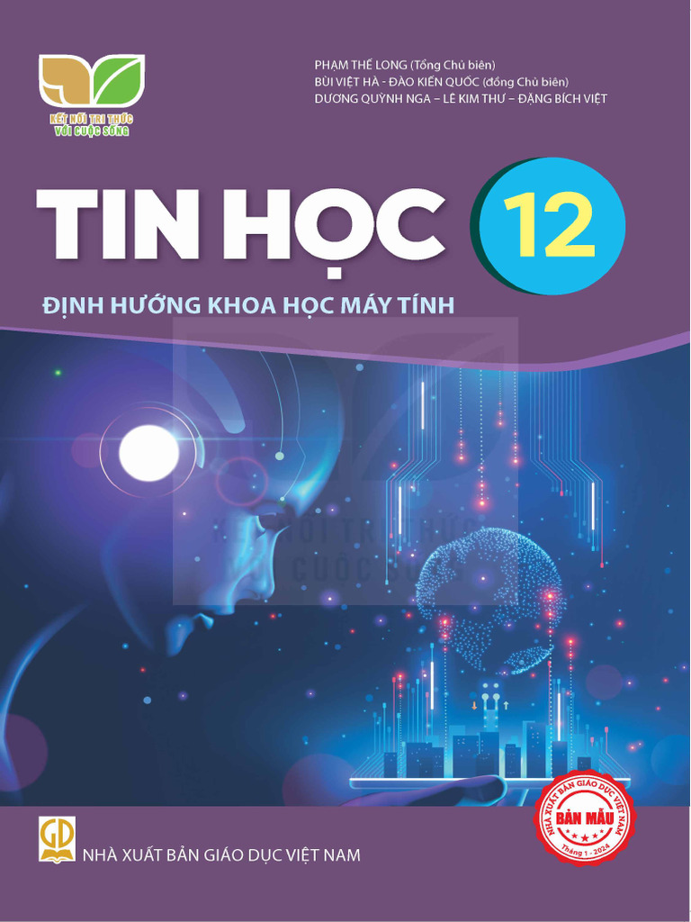 Sách Giáo Khoa Tin Học 12 Khoa Học Máy Tính Kết Nối Tri Thức | PDF