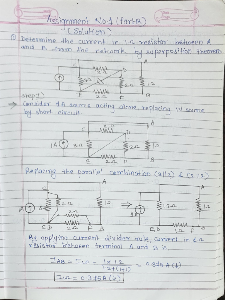 Assignment No 1(Part B) Solution | PDF Assignment No 1(Part B) Solution | PDF