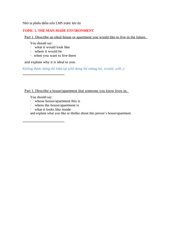 GEP 7 Speaking Test 2022 | PDF