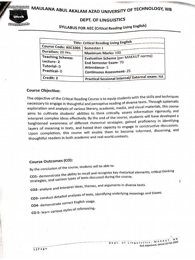 AEC Syllabus of Forensic. | PDF