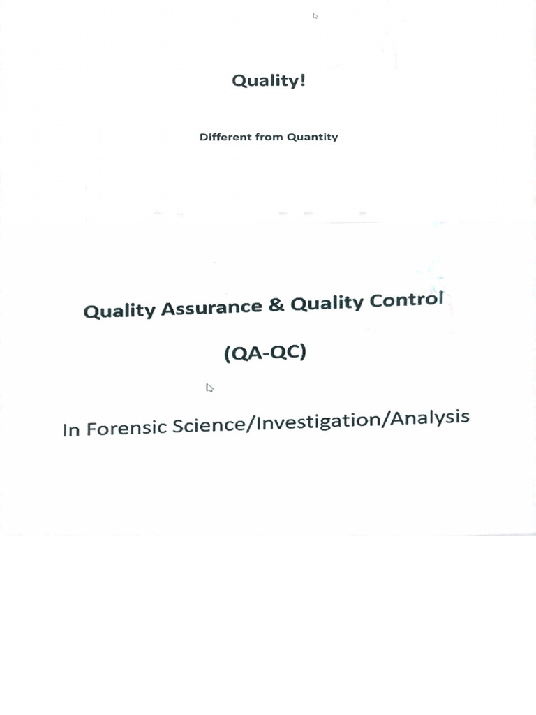 A.G Sir Notes - Quality | PDF