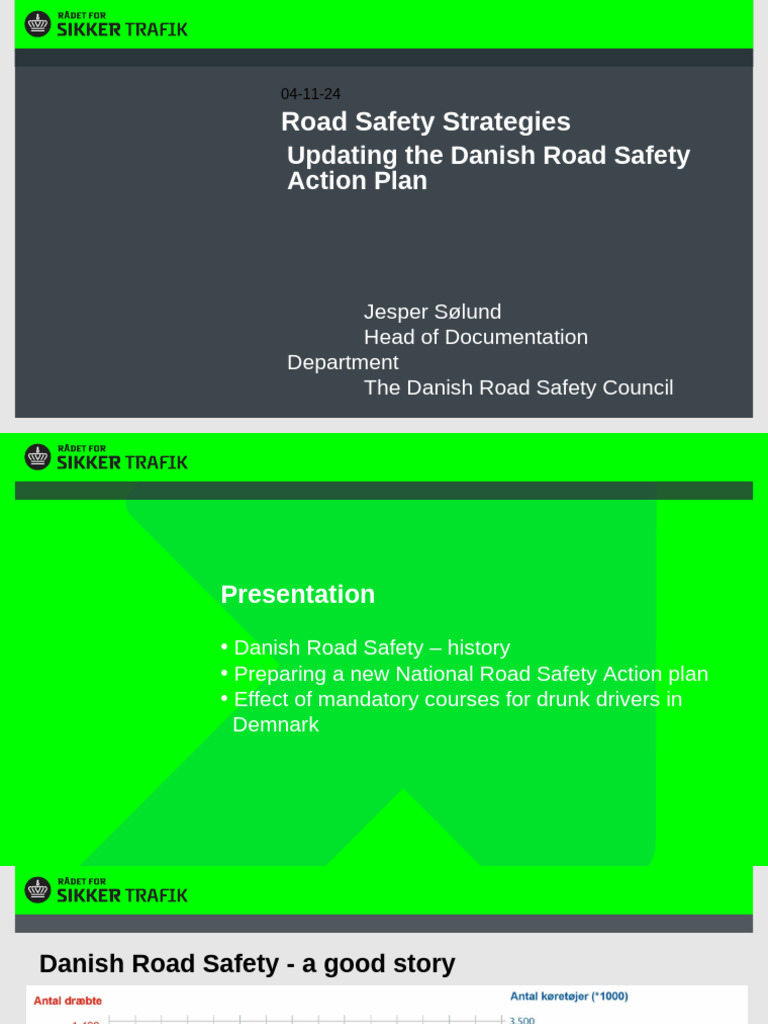 Danish Road Safety Action Plan Update | PDF | Traffic Collision | Road ...