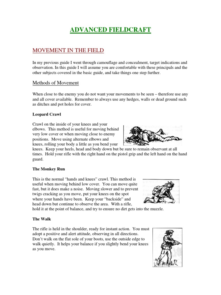 Advanced Fieldcraft Techniques | PDF | Artillery | Platoon