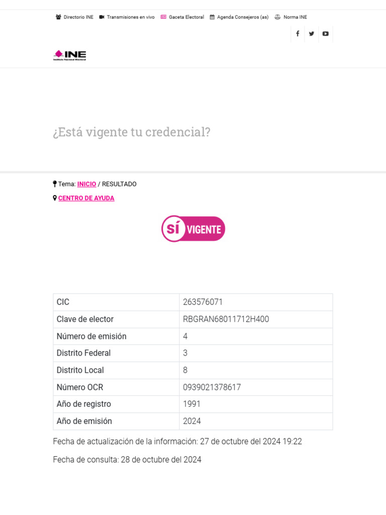 Lista Nominal - INE2 | PDF | Elecciones | Responsabilidad