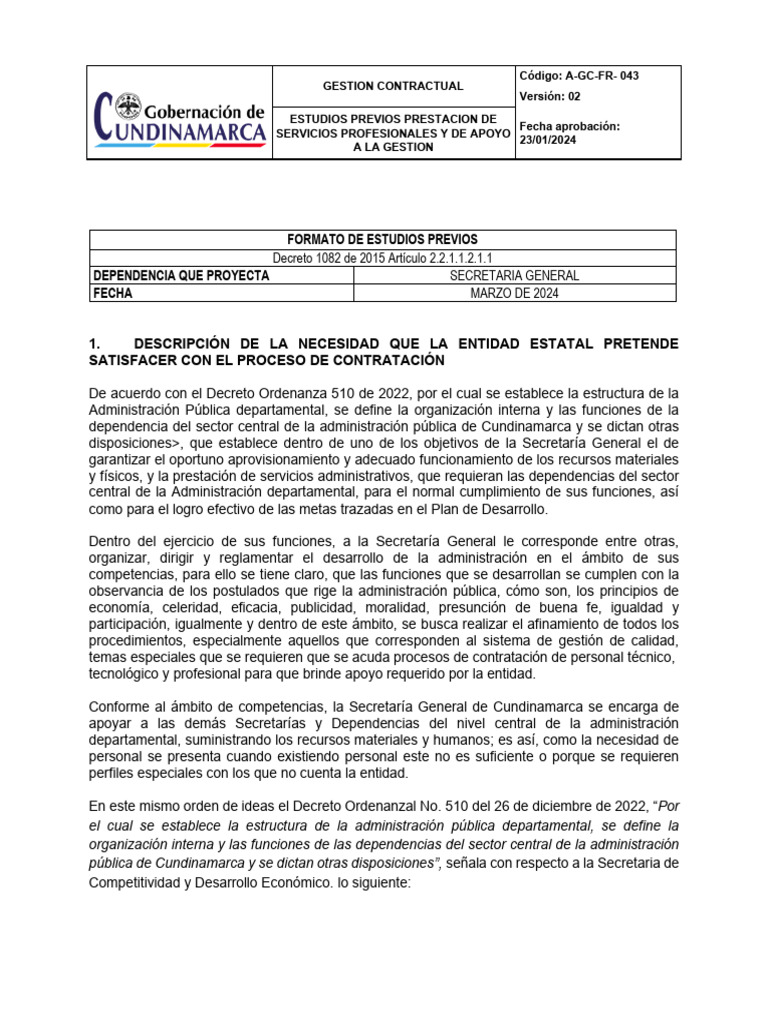 Estudio Previo Cto Sg-cps-234-2024 Cindy Juliette Marin Carrillo - FFF ...