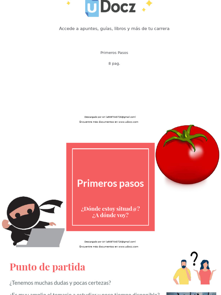Primeros Pasos 276992 Downloadable 6946638 | PDF