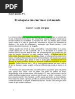 El Ahogado Más Hermoso Del Mundo - Gabriel García Márquez - Ciudad Seva ...