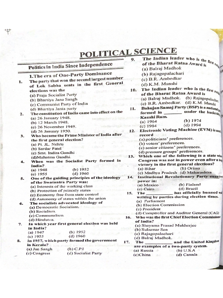 Political Science | PDF