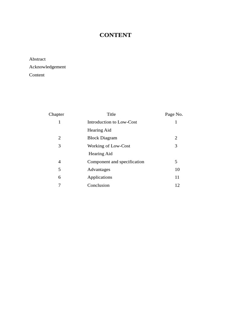 MiniProject Content Page(Siraj) | PDF