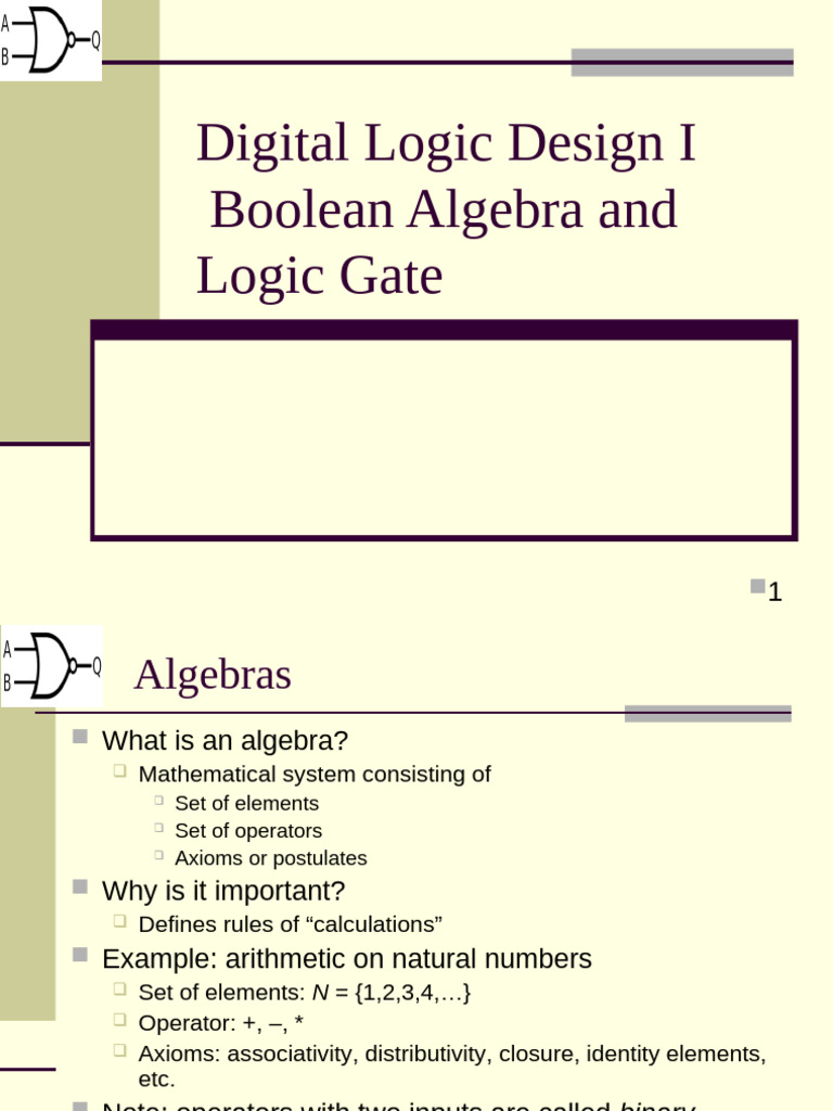 Chapter - 2 - Boolean - Algebra - and - Logic - Gates (Recovered) | PDF ...