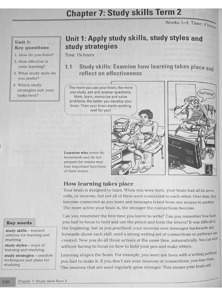 Chapter 7 - Studyskills | PDF