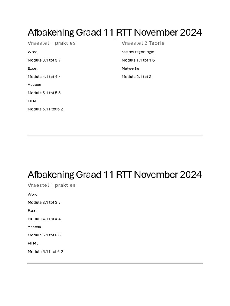 RTT Gr11 Afb | PDF