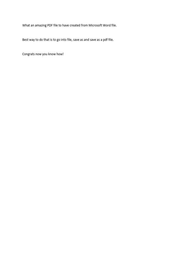 What An Amazing PDF File To Have Created From Microsoft Word File | PDF ...