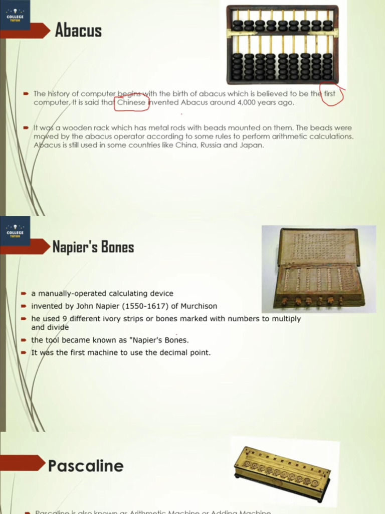 History of Computer | PDF | Machines | Manufactured Goods