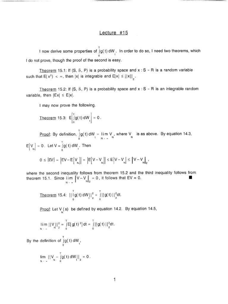 Lec15 - Mathematics Camp - Yale University Campuses | PDF