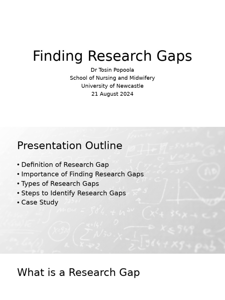 Identifying Research Gaps Guide | PDF | Methodology | Theory