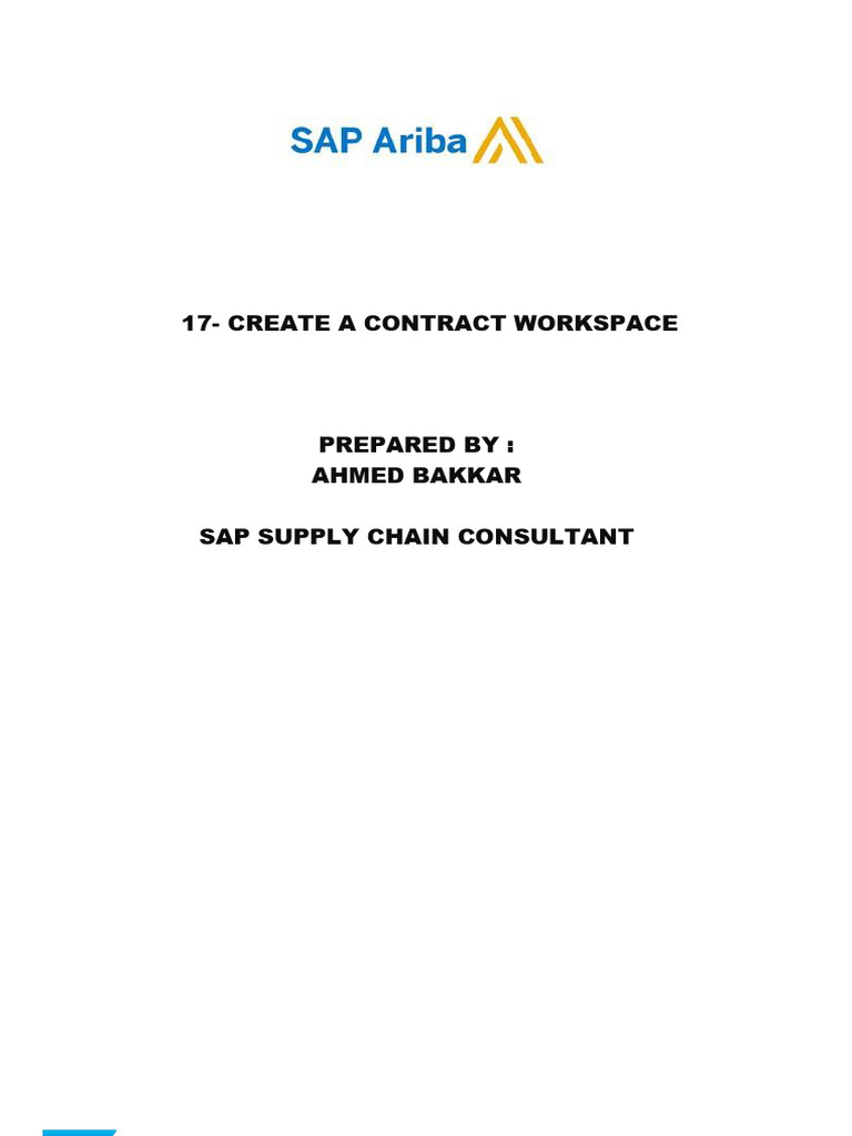 Create A Contract Workspace 1714590155 | PDF
