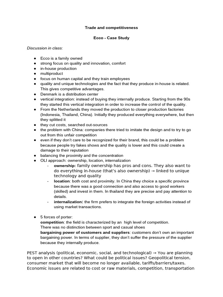 Ecco Case Schiavo | PDF | Corporate Social Responsibility | Business ...