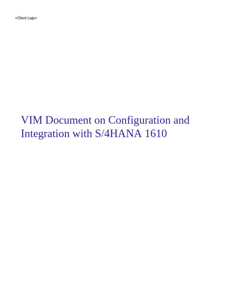 VIM Config | PDF | Invoice | Reason