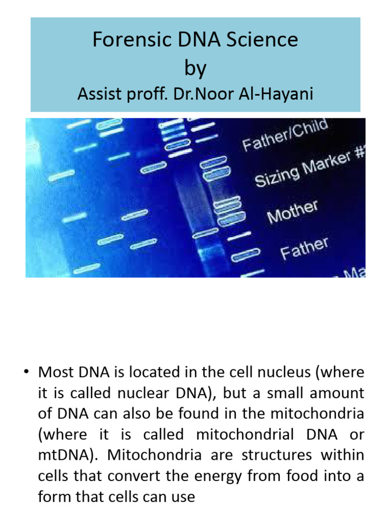Forensic DNA Science Overview | PDF | Microsatellite | Dna Profiling