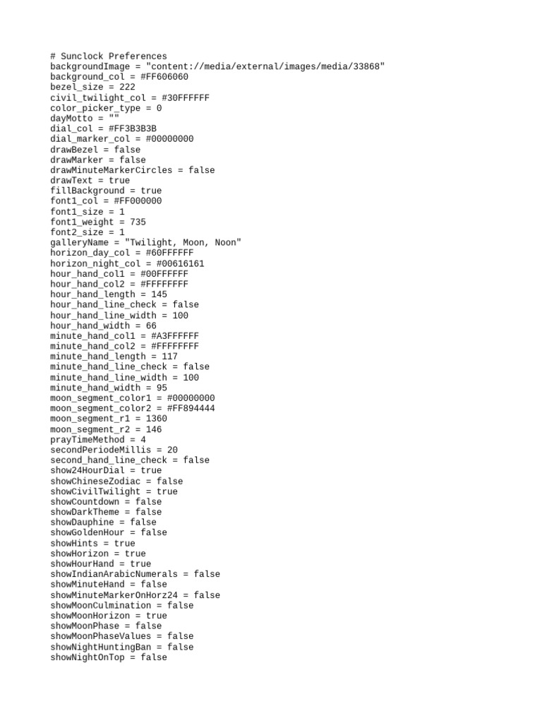 Noname Sunclock | PDF