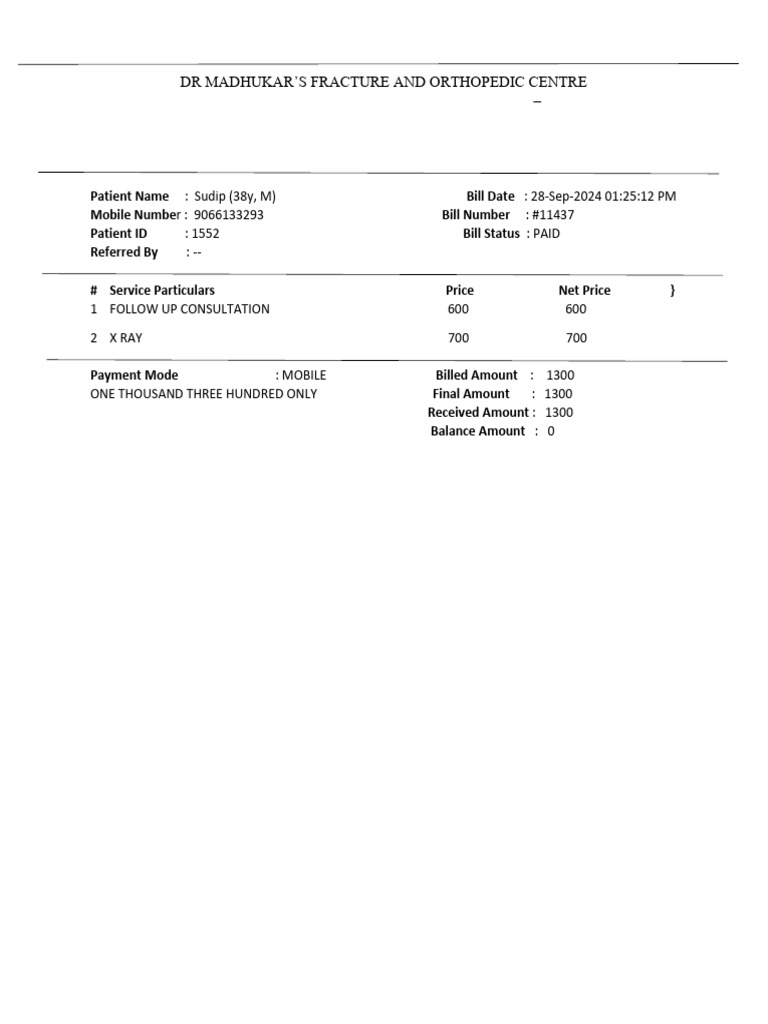 DR Madhukar Bill | PDF