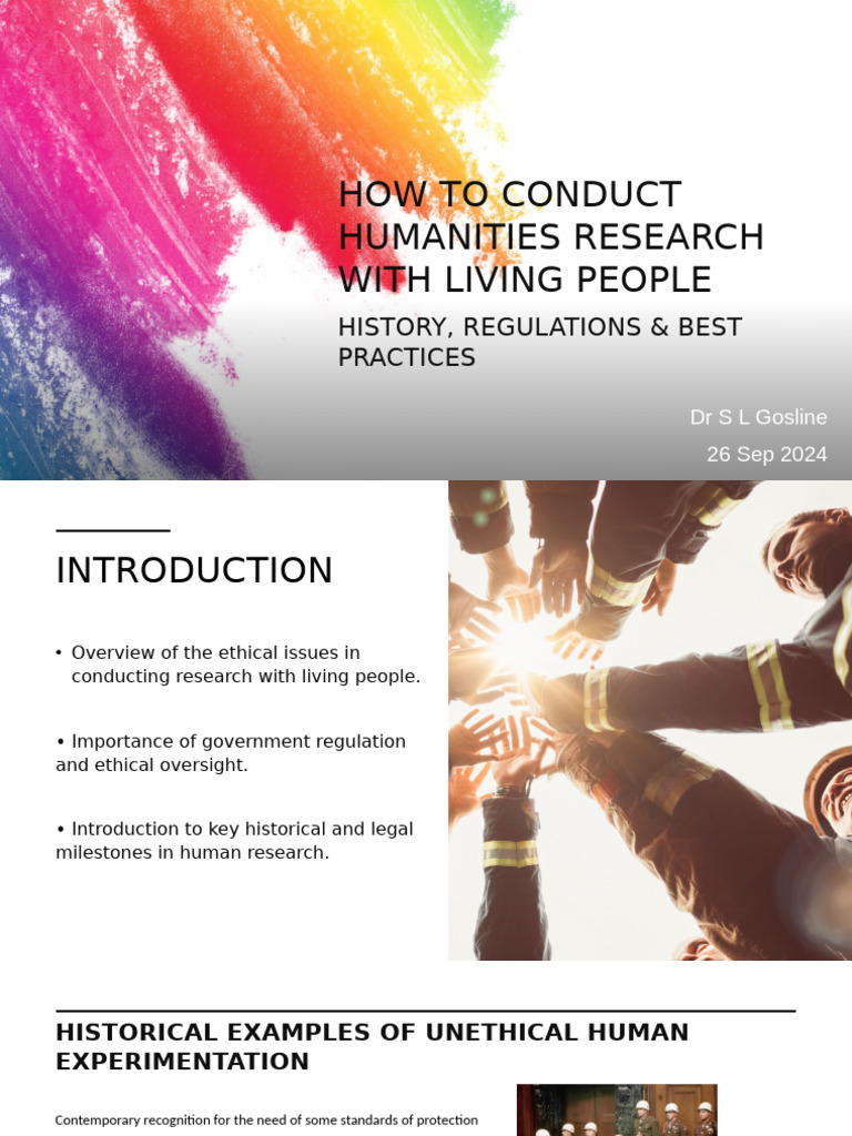 How To Conduct Humanities Research | PDF | Institutional Review Board ...
