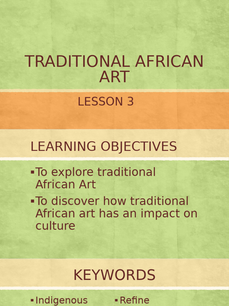 Exploring Traditional African Art | PDF | Art | History