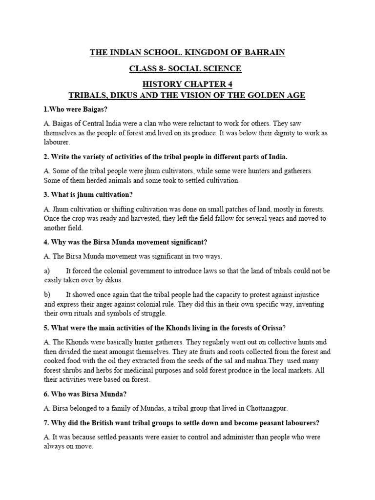 Tribal Life in Colonial India | PDF | British Raj