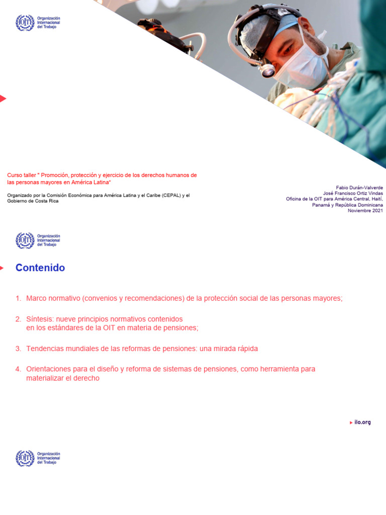 OIT Marco jurídico seguridad social | PDF | Pensión | Bienestar