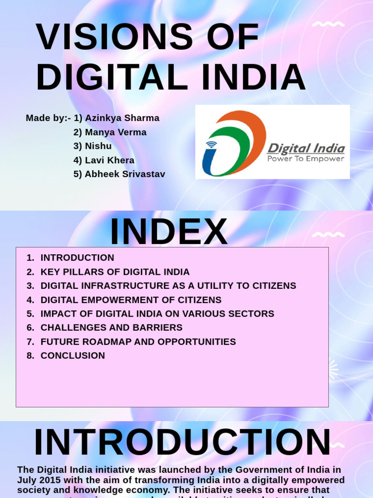 Visions of Digital India | PDF | Internet Access | Internet
