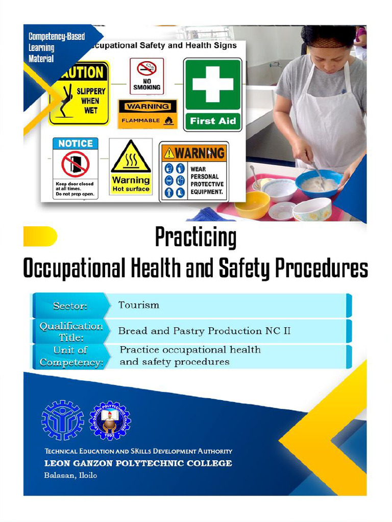 CBLM Tourism NC II Basic 4 Practicing | PDF | Occupational Safety And Health | Hazards