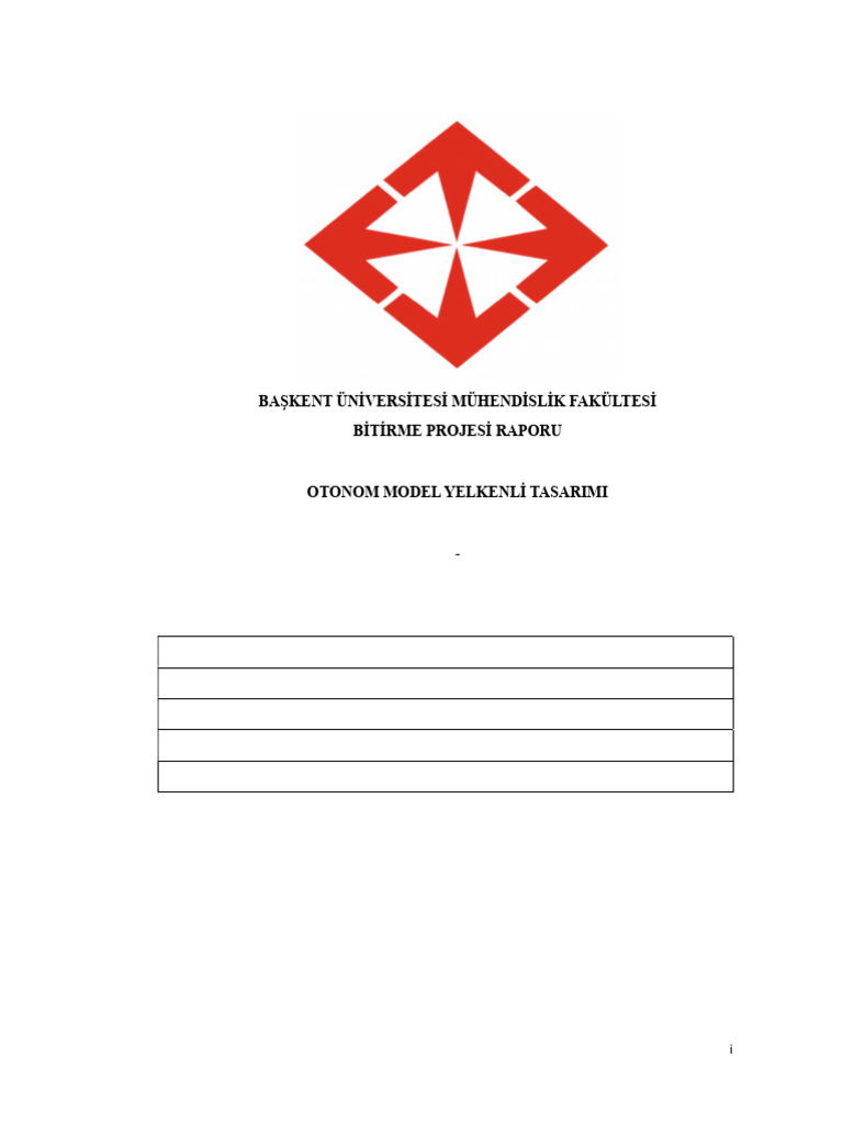 Bitirme Projesi Rapor | PDF