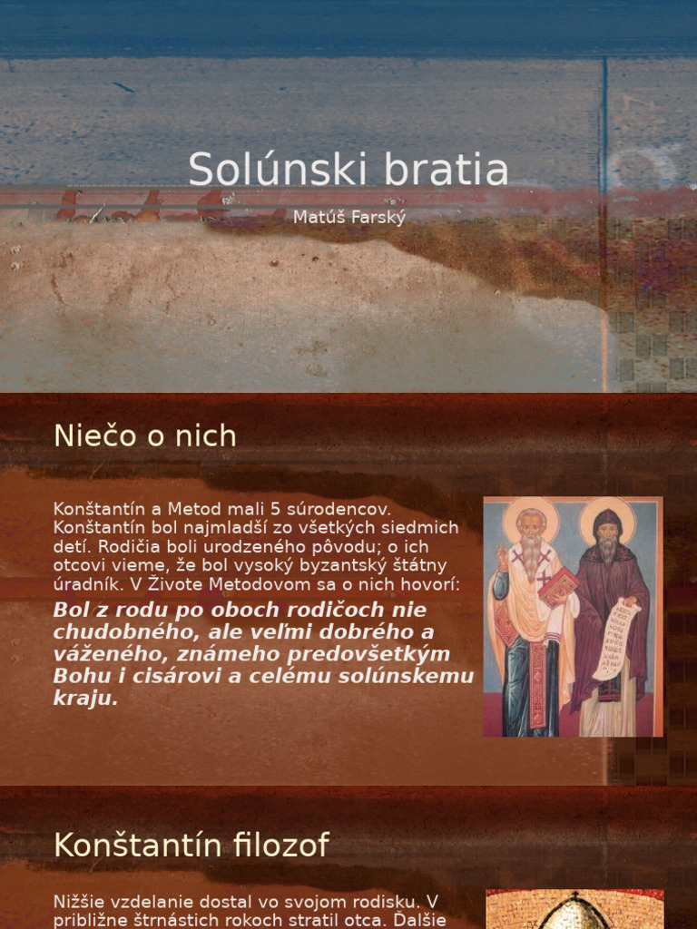 Solúnski Bratia | PDF