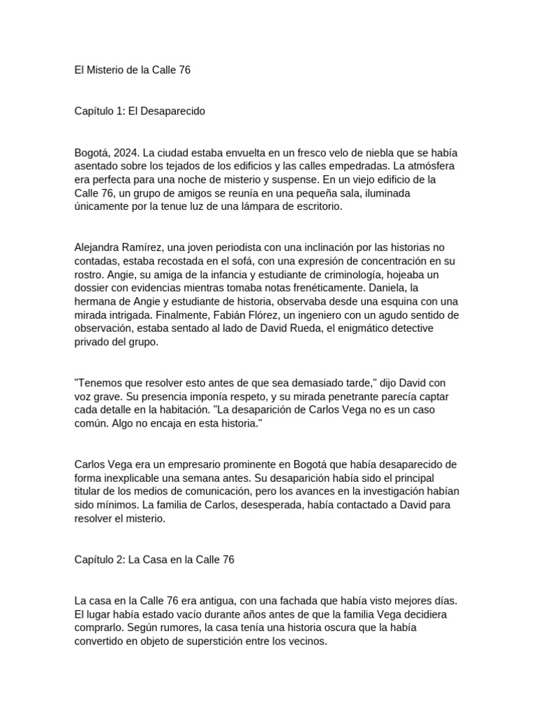 El Misterio de La Calle 761 | PDF