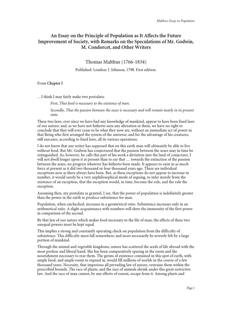 Population Theorists Reading Package | PDF