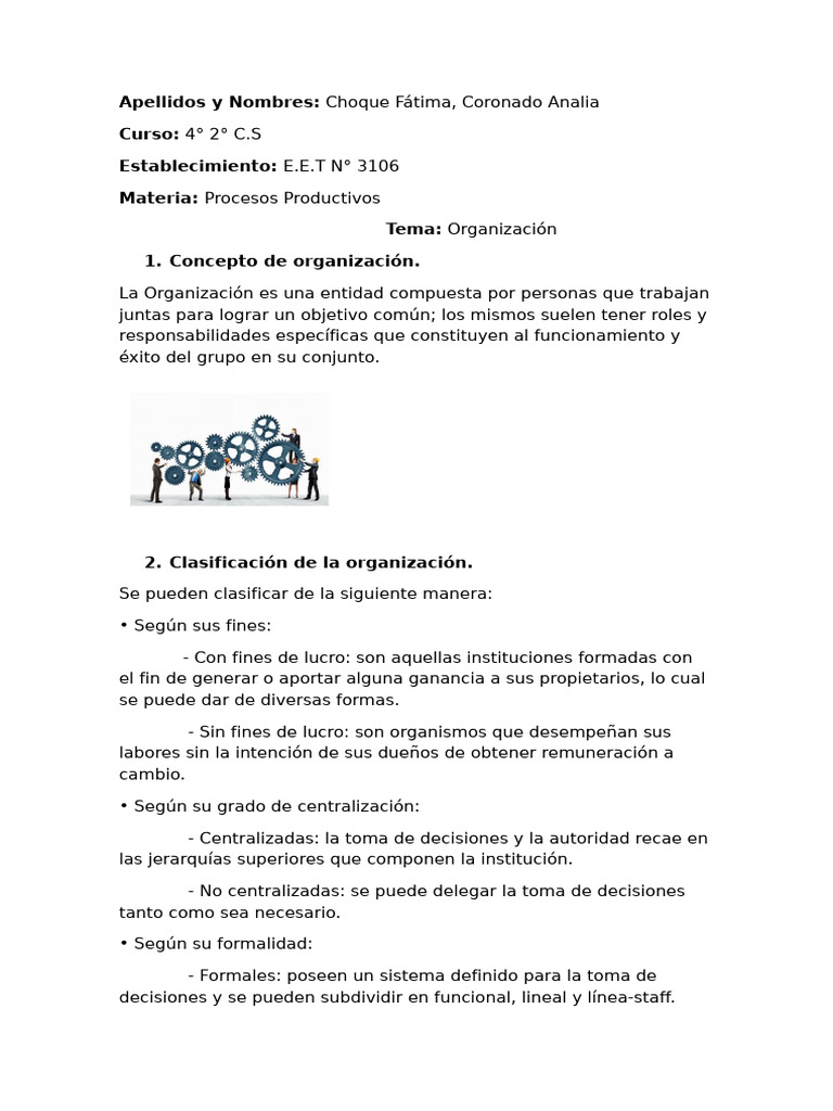 Procesos Productivos Pdf Business Factores De Producción