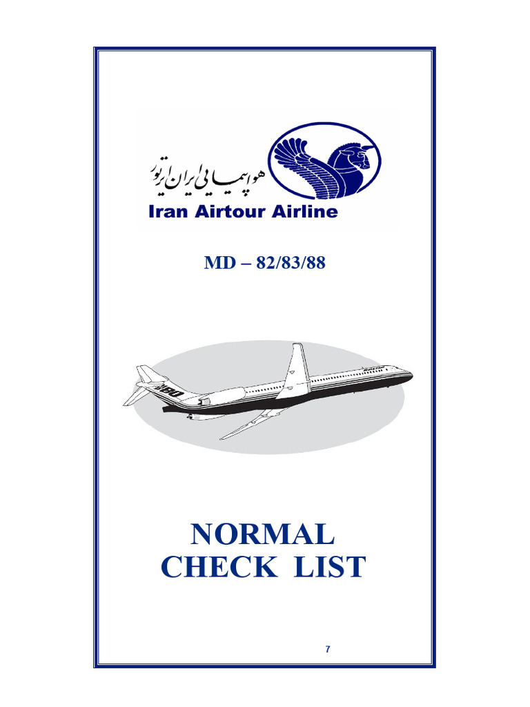 Normal Checklist 2017 | PDF | Aviation | Aircraft