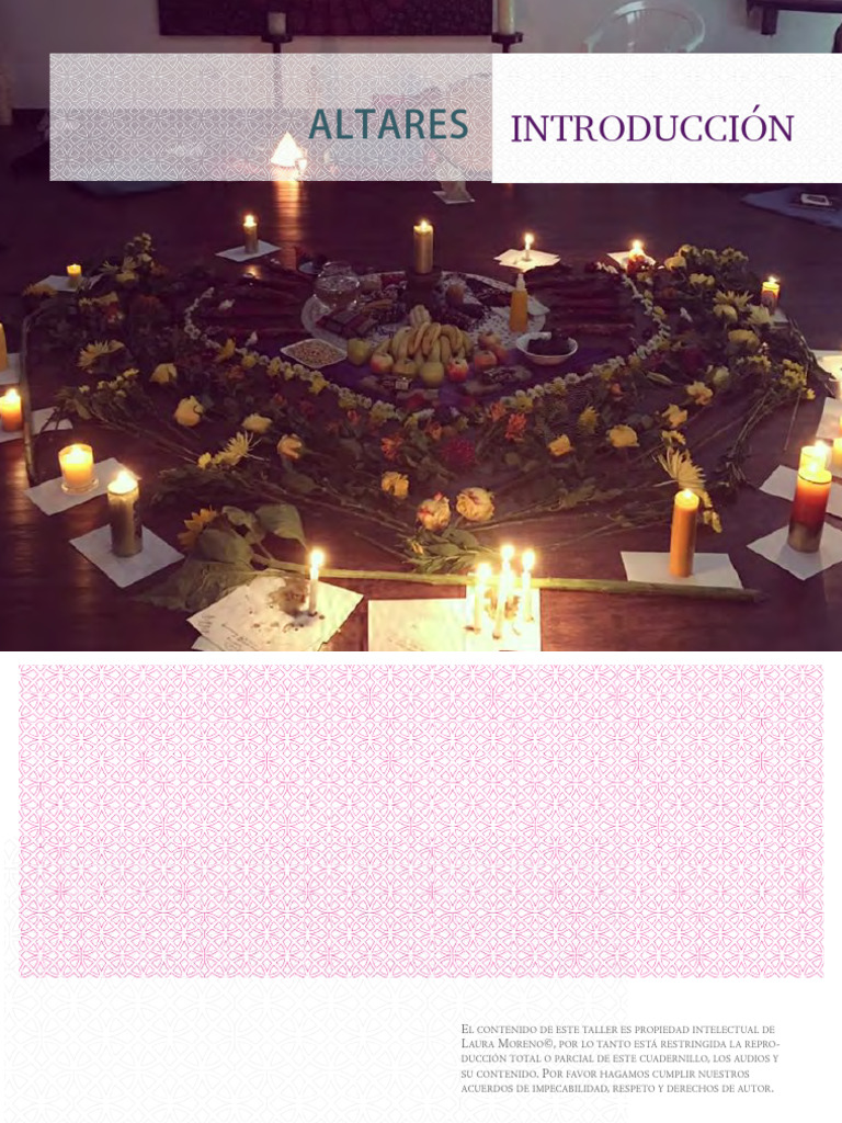 Introducción Altares | PDF | Agua | Mente