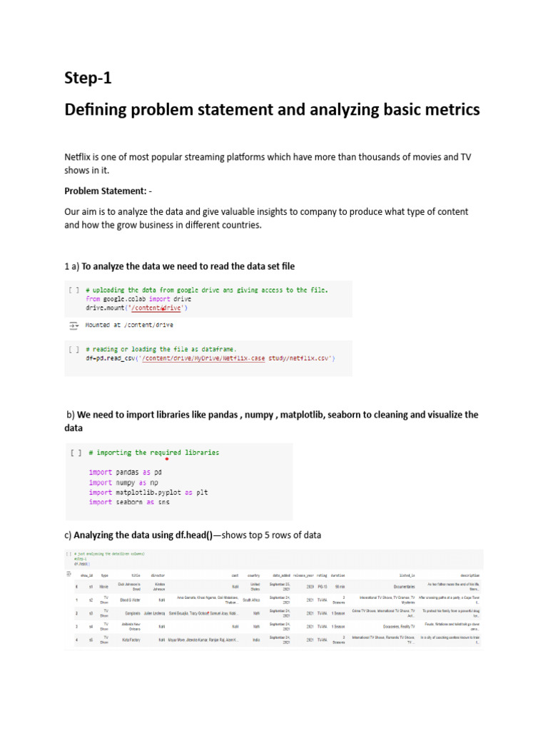 Netflix Case Study | PDF