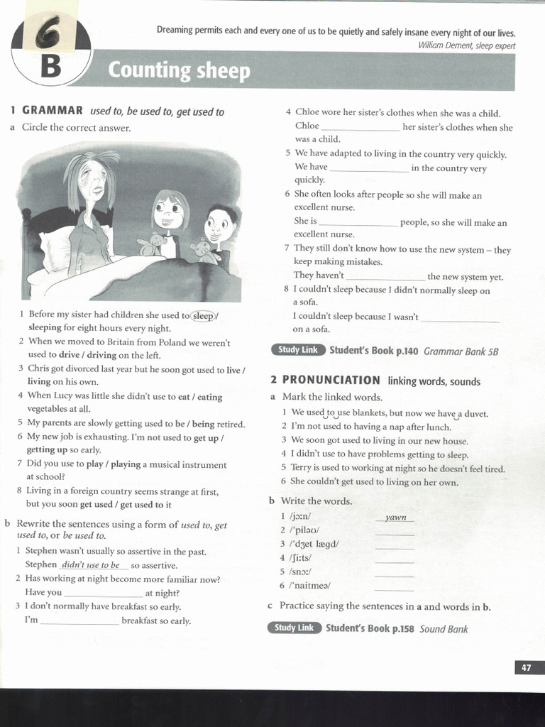 Unit 6B Grammar Practice P 47 | PDF