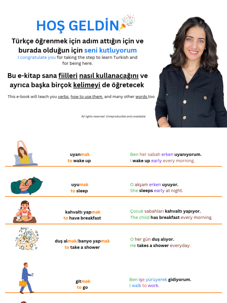 En Yaygin 50 Turkce Fiil 2.0 | PDF
