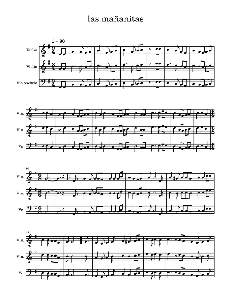 Las Mañanitas | PDF