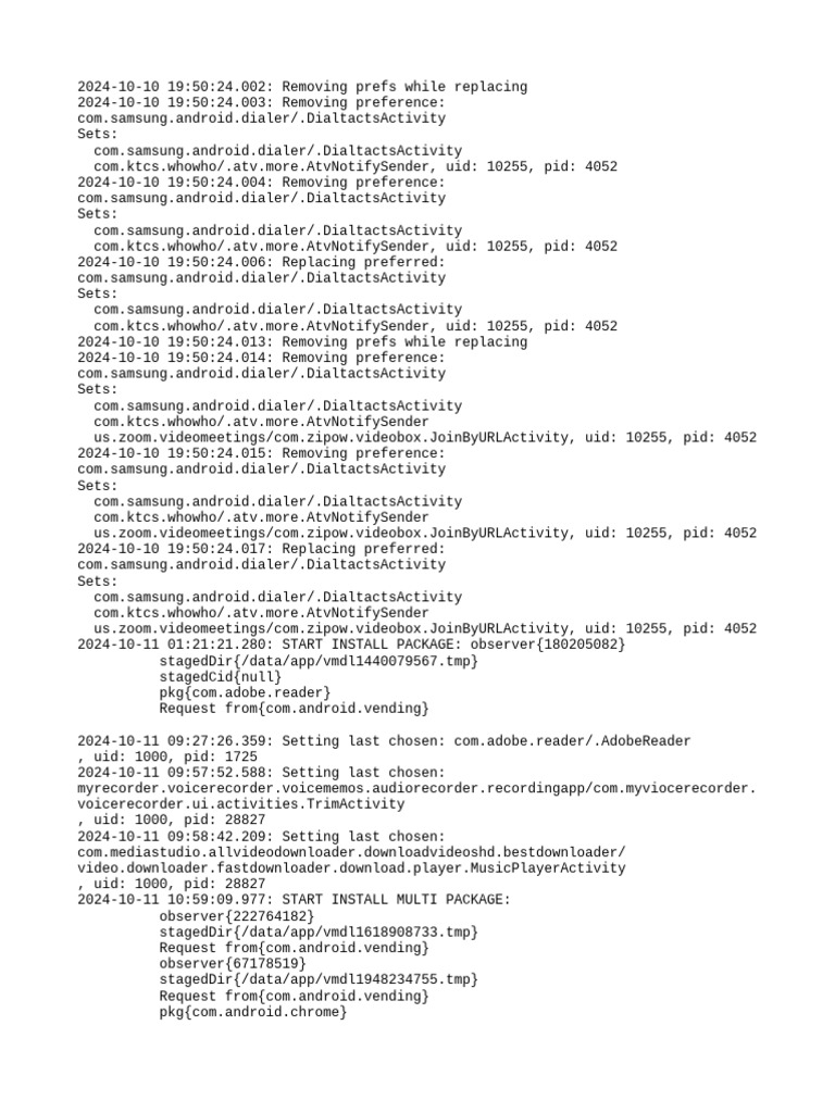 PM Debug Info | PDF | Android (Operating System) | Computing