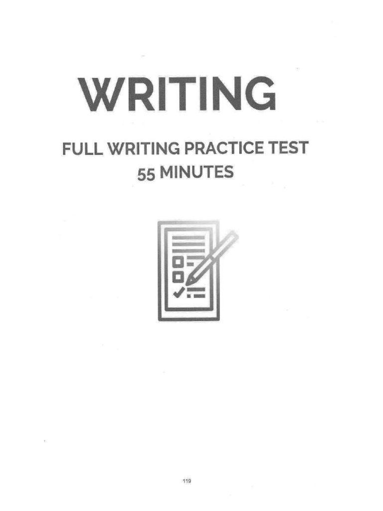 Aptis Writing Practice 1 | PDF