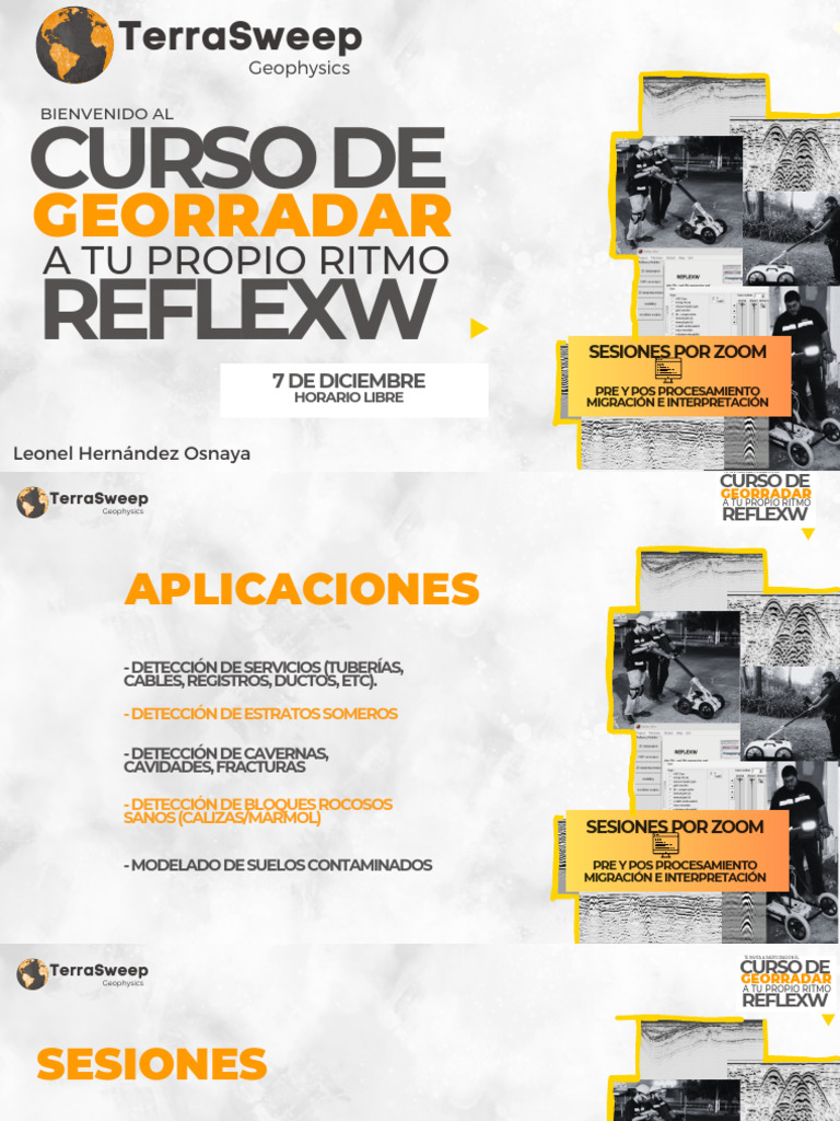 Curso de Georradar ReflexW Online | PDF | Antena (Radio) | Archivo de computadora