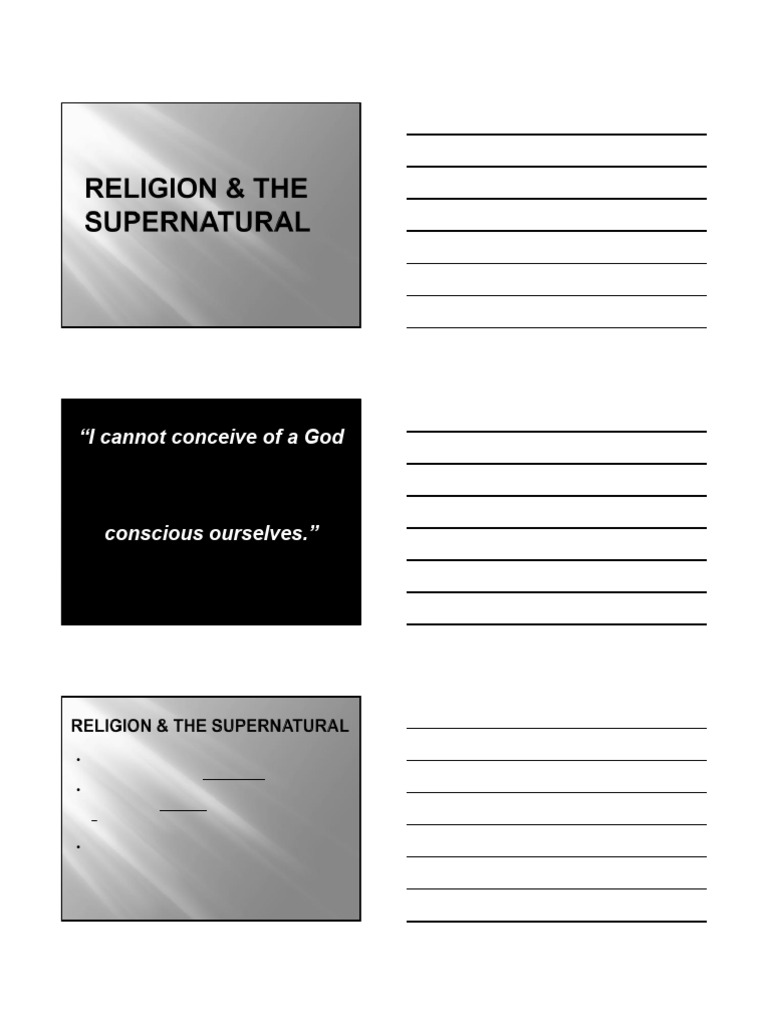 Religion and Supernatural Beliefs Overview | PDF | Jesus | Paul The Apostle