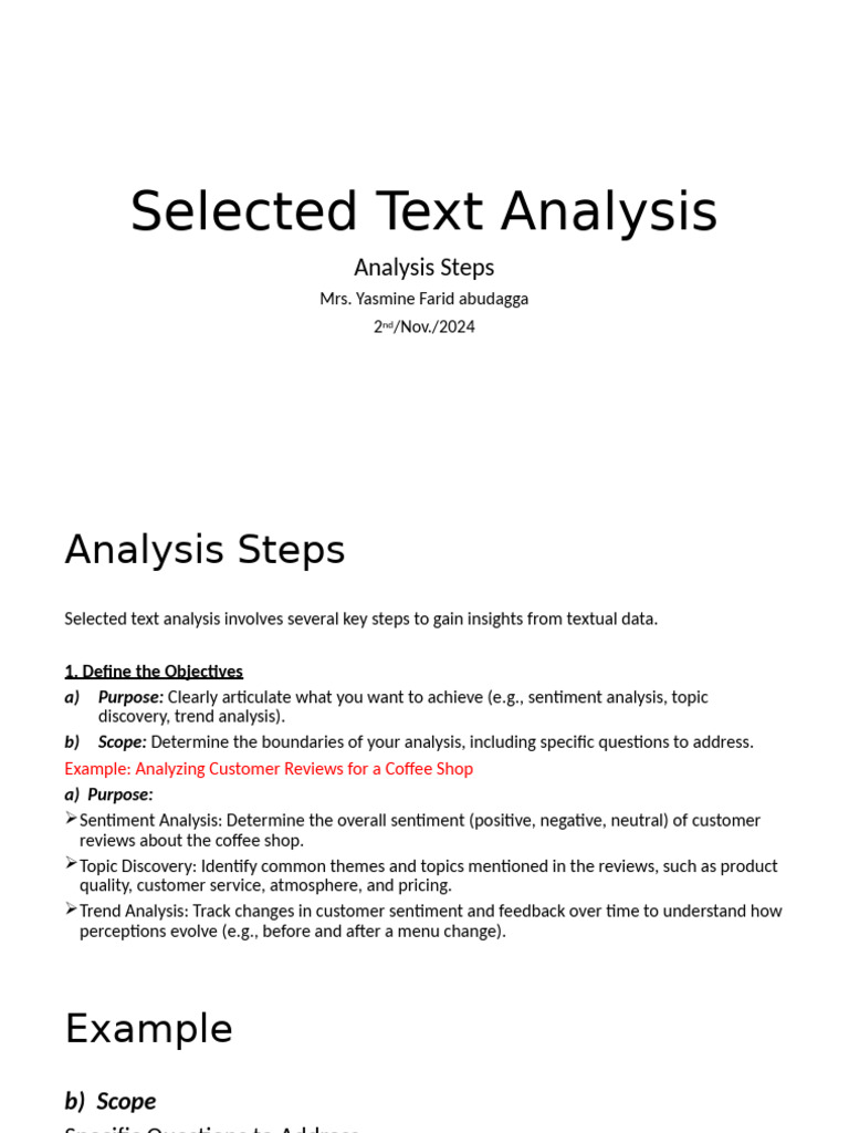 Steps for Effective Text Analysis | PDF | Art