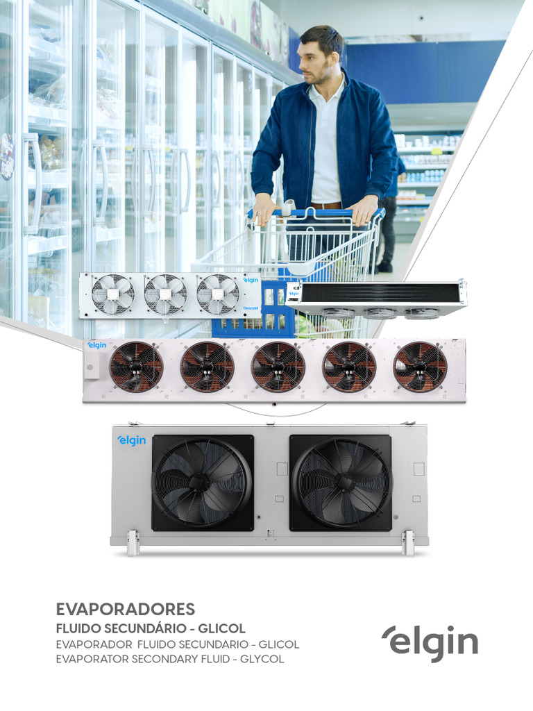 Evaporadores Elgin y Glicol | PDF | Ingeniería mecánica | Gases